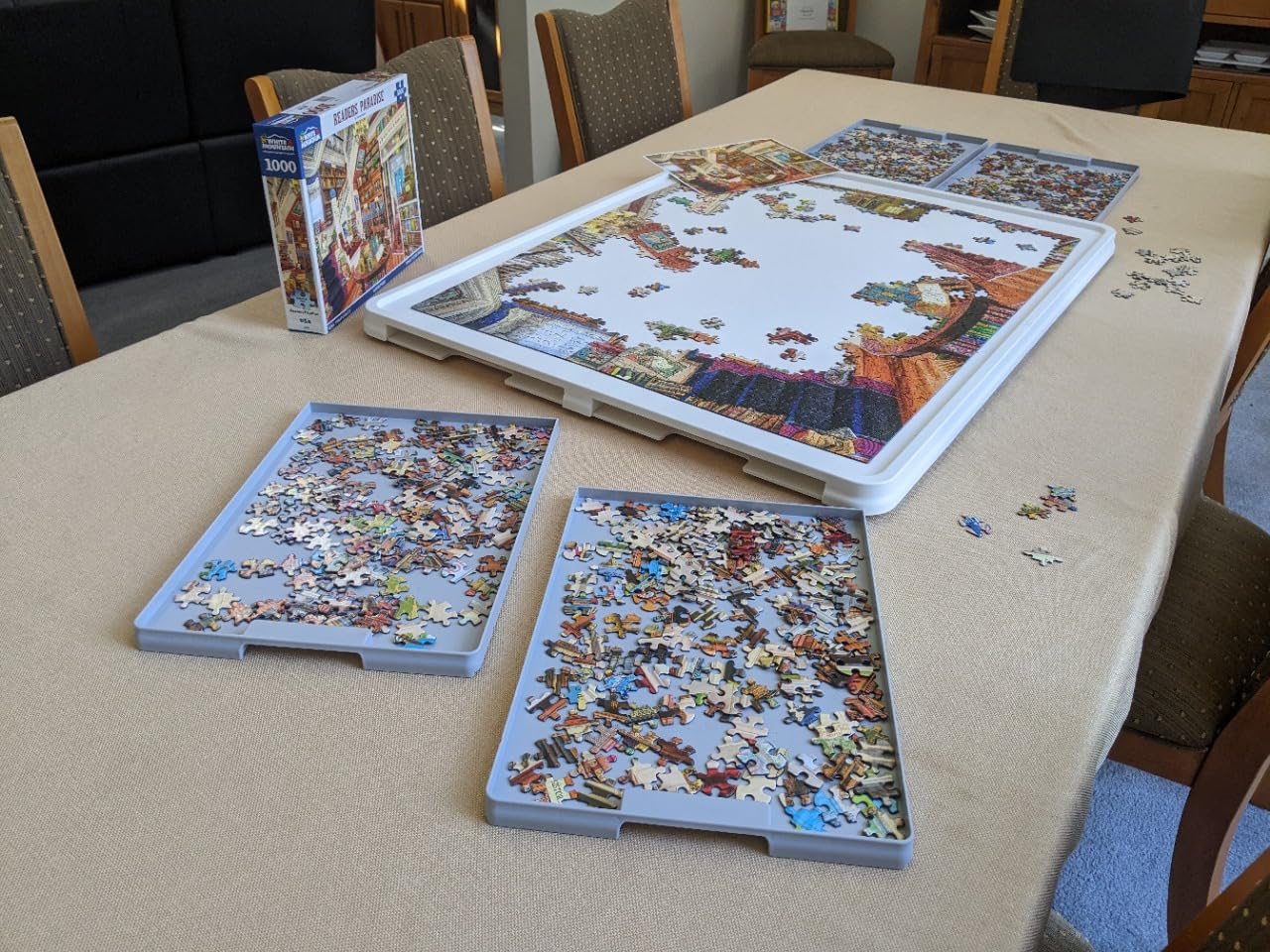 How to Build a Puzzle Board with Drawers | DIY Guide to Hold Puzzles ...